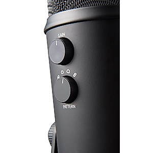 Blue Microphone Yeti USB Microphone Blackout Bundle with C920S Pro HD Webcam and 4-Port USB Hub (3 Items)