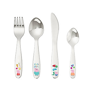 Peppa Pig X bamboo bamboo ® (Peppa 4 Piece Cutlery Set)