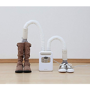 IRIS OHYAMA Futon Dryer KARARIE Twin Nozzle KFK-W1 (Pearl White)【Japan Domestic Genuine Products】【Ships from Japan】