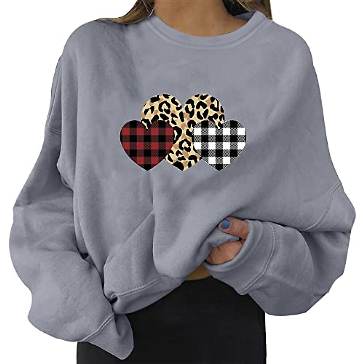 Christmas Sweaters for Women Sweater Tunic Christmas Graphic Print Pullover Shirt top Shirts Fleece Lined with Pocket Cotton-Blend Netted Crochet Coat Womens Leggings tees