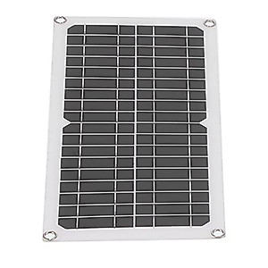 Hyuduo Flexible Solar Panel 18W 12V Bendable, Semi‑Flexible Solar Cell Panel Battery Charger for Car Boat Outdoor Supplies,Solar Panels