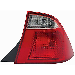 TYC Right Tail Light Assembly Compatible with 2005-2007 Ford Focus