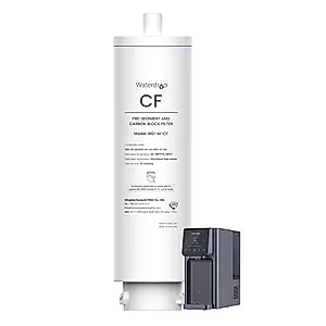Waterdrop 𝐖𝐃-𝐀𝟏-𝐂𝐅 Filter, Replacement for 𝐖𝐃-𝐀𝟏 Countertop Reverse Osmosis Hot and Cold water Dispenser, 6-month Lifetime