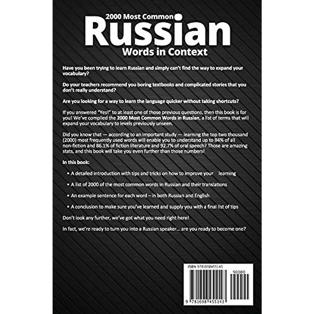 2000 Most Common Russian Words in Context: Get Fluent & Increase Your Russian Vocabulary with 2000 Russian Phrases (Russian Language Lessons)