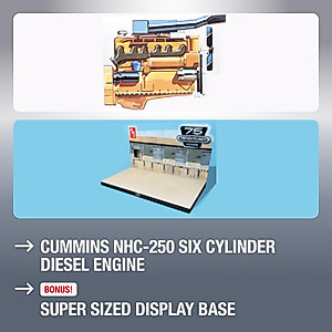 AMT White Freightliner 2-in-1 SC/DD Cabover Tractor (75th Anniversary) 1:25 Scale Model Kit