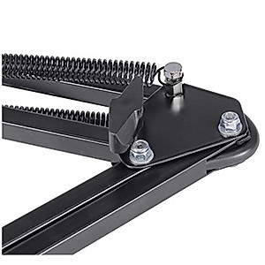 Boytone BT-29ST Adjustable Microphone Arm Suspension Boom Scissor Arm Stand, with 3/8" to 5/8" Screw Adapter, for Radio Broadcasting Studio, Voice-Over Sound Studio, Stages, and TV Stations