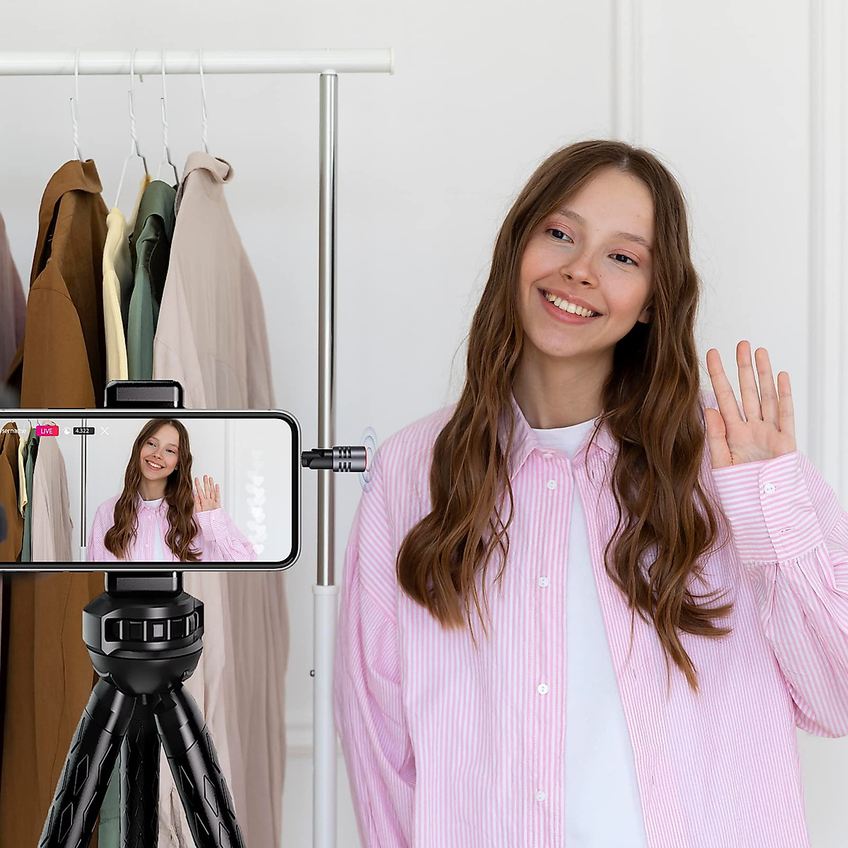 SabineTek Official SmartMike+ Unidirectional Mic