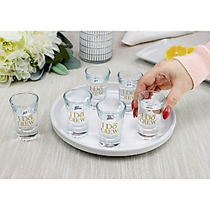 Lillian Rose Set of 6 I Do Bridal Party Shot Glasses