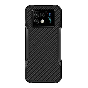 AKXJ Intrinsically Safe Mobile Phone Rugged Smartphone 6.43inches 6000mah Battery IP68 8+256G Black Zone1/2 Intrinsically Safe Explosion-Proof Cell Phone for Industry Hazardous Areas