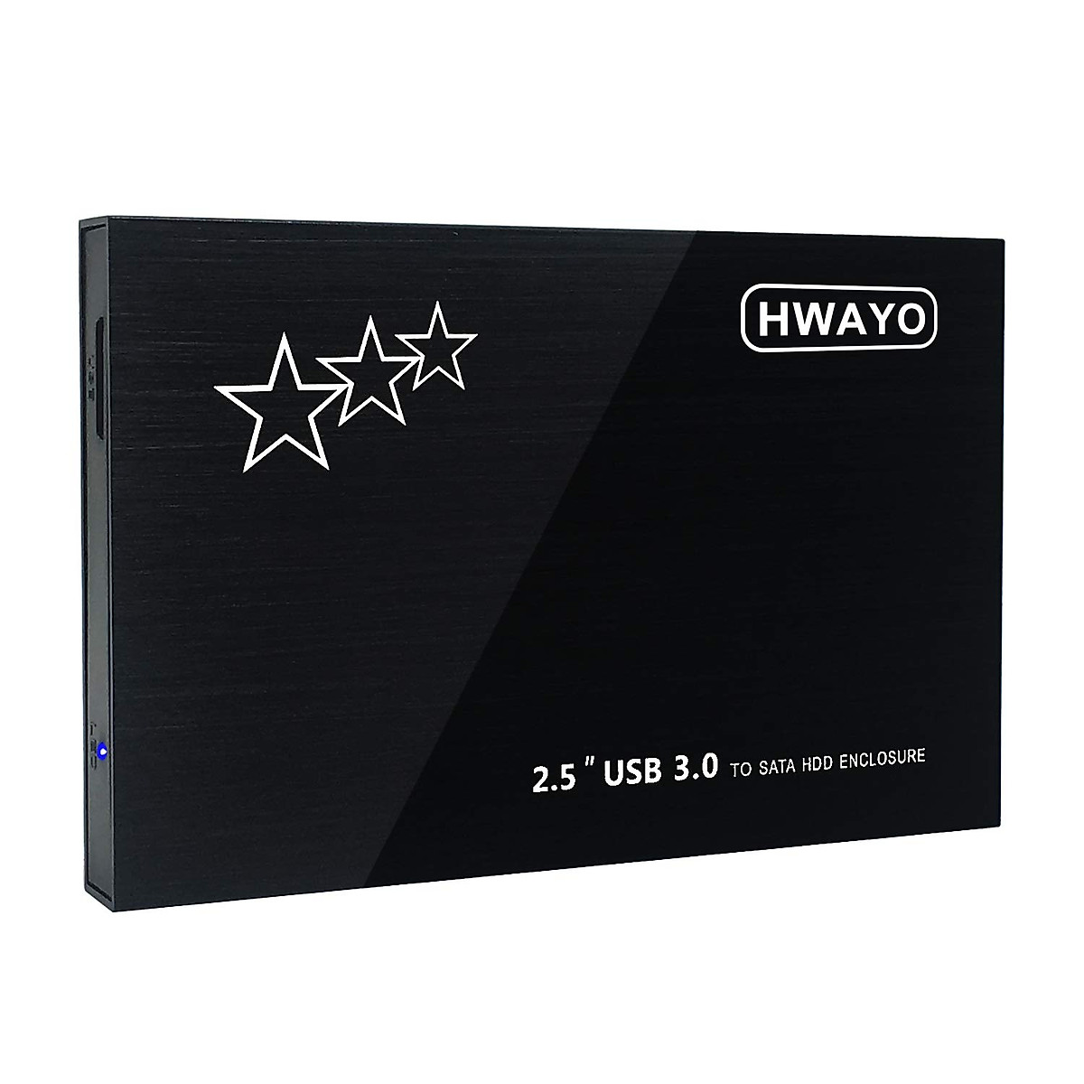 1TB External Hard Drive Portable - HWAYO 2.5'' Ultra Slim HDD Storage USB 3.0 for PC, Laptop, Mac, Chromebook (Black)