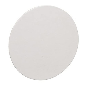 Lot45 Cardboard Coasters 4 Inch Pack - 100 Piece Bulk Cardboard Coasters Durable Round Blank White Cardboard Coasters