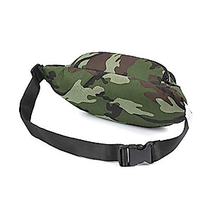 Fannypack with Speakers. Bluetooth Fanny Pack for Parties/Festivals/Raves/Beach/Boats. Rechargeable, Works with iPhone & Android. (Camo, 2023 Edition)