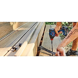 BOSCH GDX18V-1860CB23 18V Connected-Ready Two-In-One 1/4 In. and 1/2 In. Bit/Socket Impact Driver/Wrench Kit with (1) CORE18V® 4 Ah Advanced Power Battery and (1) 2 Ah Standard Power Battery