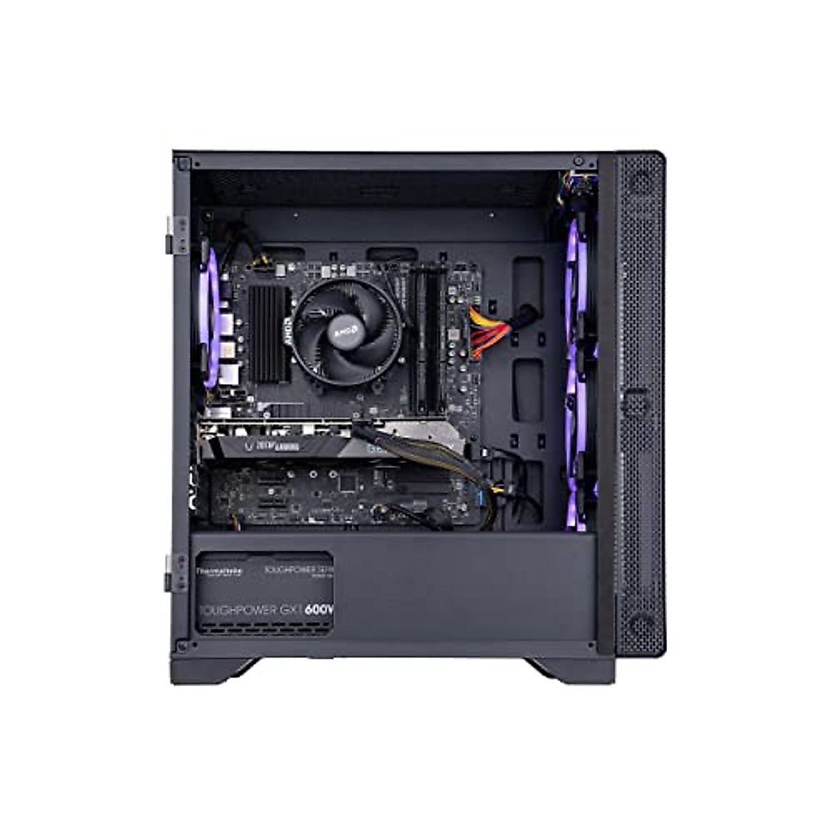 ZOTAC Gaming MEK Hero G1 A5636 Gaming PC Desktop AMD Ryzen 5 5600X, GeForce RTX 3060 12GB, 16GB 3200MHz DDR4, 500GB M.2 NVMe SSD + 1TB 7200 RPM HDD, WiFi + Bluetooth RGB -‎ GH3060A5600X01BA-U-W2B