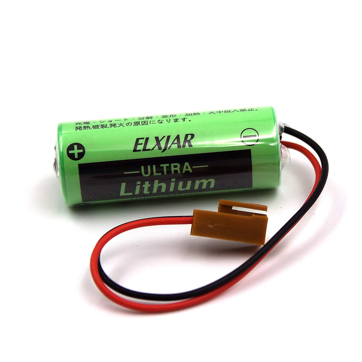 (2-Pack) 3V 2200mAh PLC Replacement Battery for SANYO CR17450SE-R A98L-0031-0012 - CR17450-17450, FANUC CNC Series Power Mate iD, PowerMate iH, 0i-B/0i-Mate-B, 15-B, 15i-A, 15i-B, 16/18-B, 16i/18i/21i