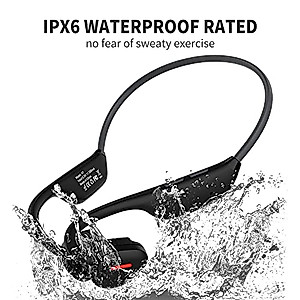 RockShine Open-Ear air Conduction Headphones, Wireless air Conduction Sports Headphones, Bluetooth 5.3 Lightweight sweatproof Sports Headphones, Suitable for Running, Cycling, (White)