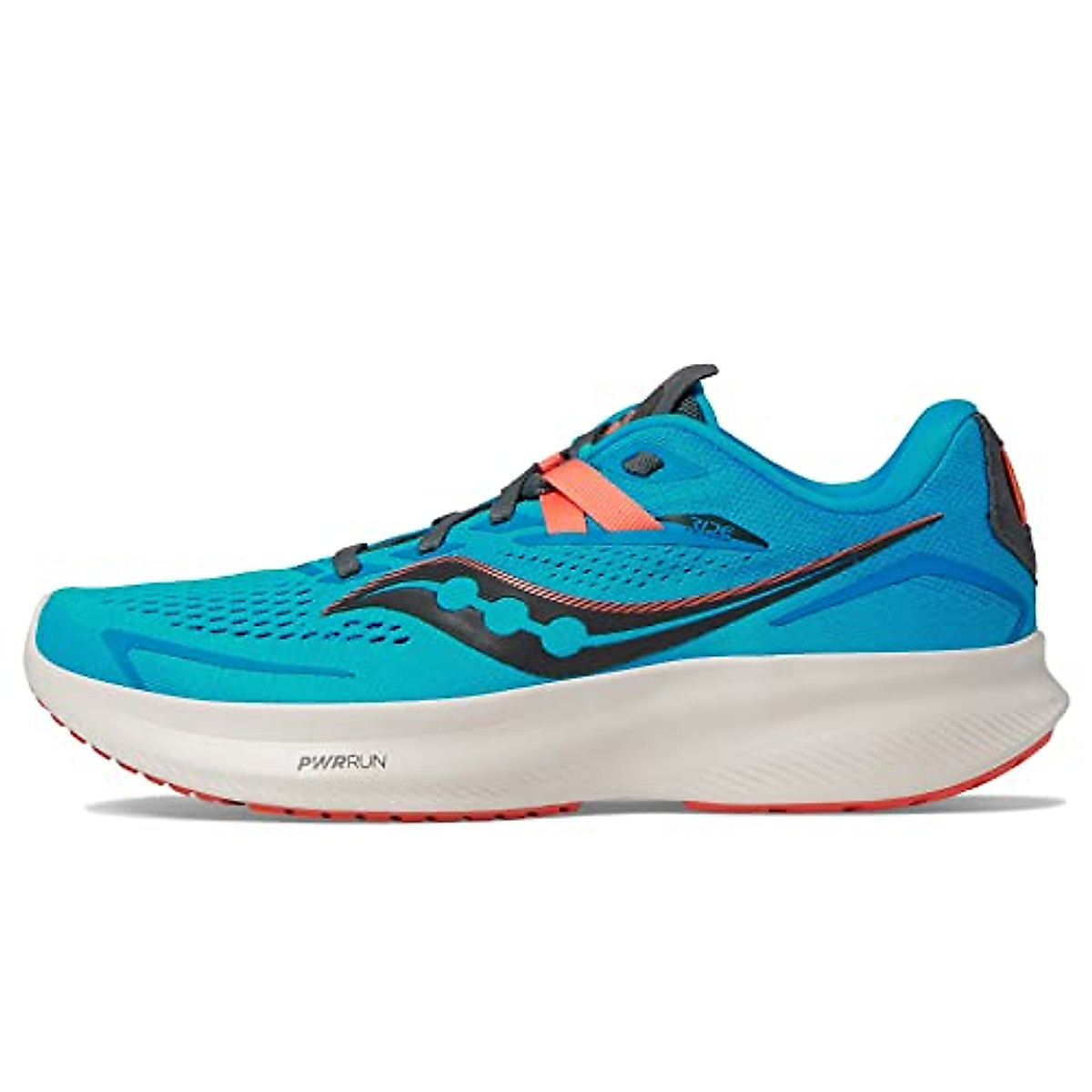 Saucony Women's Ride 15 Running Shoe, Ocean/Shadow, 9.5