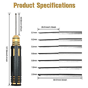 Prime Model Scriber Model kit Resin Carved Scribe Tool line Hobby Cutting Tool Chisel 7 Blades for RC Car/Drone Repair (Classic Edition)