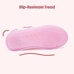 FabKids Girls Light Up Sneakers Glitter Heart White Shoes Low Top Lace Up Tennis Sneaker for Little Kid Size 2