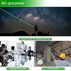 Laser Pointer High Power, Long Range Laser Pointer 10000 Feet, Rechargeable Laser Pointer High Power for Presentations