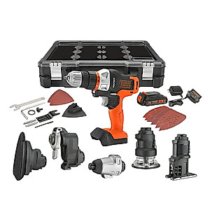 Black & Decker BDCDMT1206KITC Matrix 6 Tool Combo Kit with BDCMTTS Matrix Trim Saw Attachment
