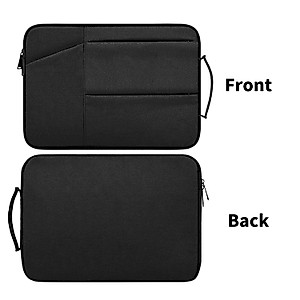 Graphics Drawing Tablet Carry Case with Artist Glove Compatible for Wacom Intuos Pro PTH660 Medium Case Huion H1060P, H950P, HS610, Xp-Pen Deco 01 V2, Ugee M708 and VEIKK A30 (Black)