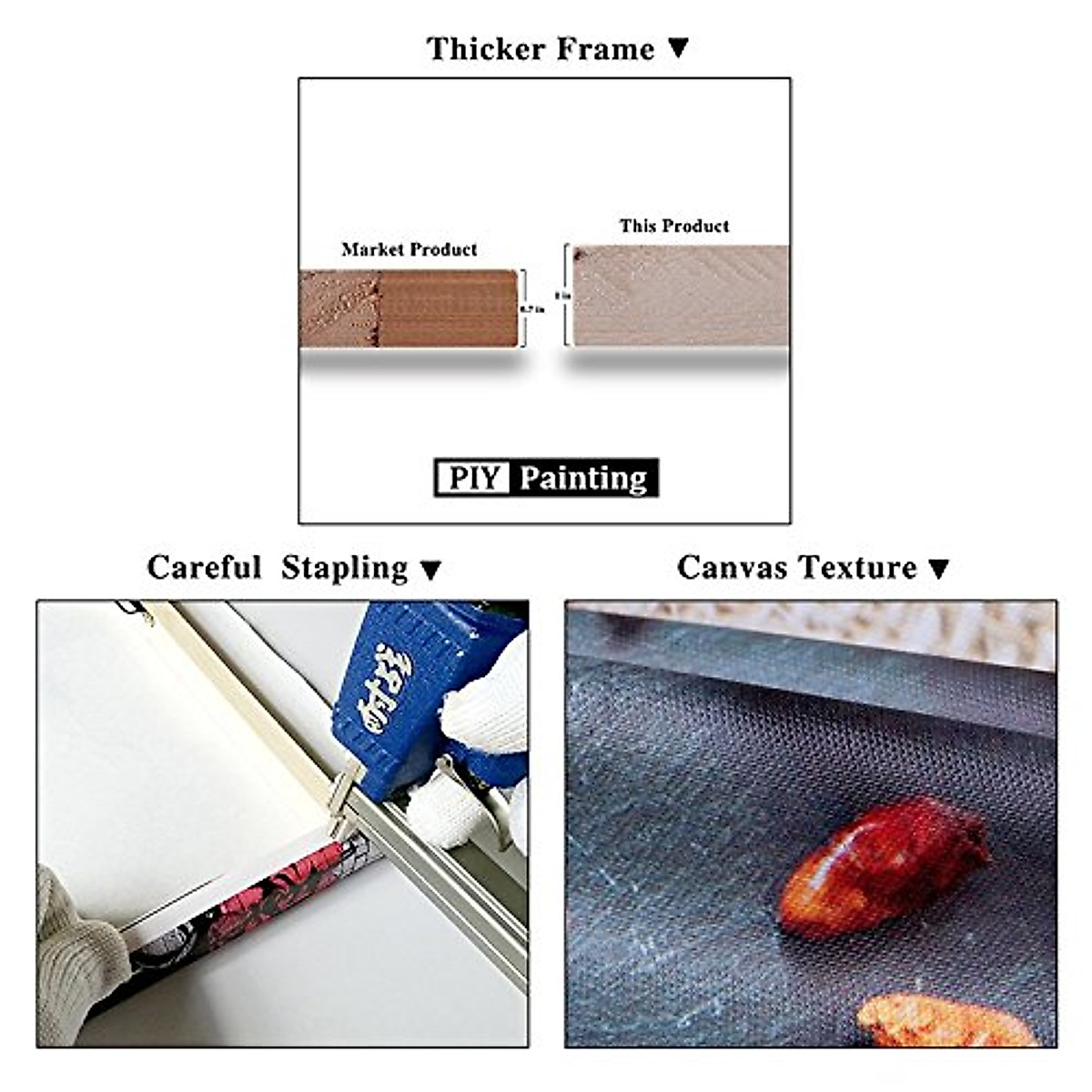 Canvas Wall Art for Bedroom, PIY Blue Sea Sailboat Picture, Modern Prints Artwork Decor (1" Thick, Waterproof, Bracket Mounted Ready to Hang)