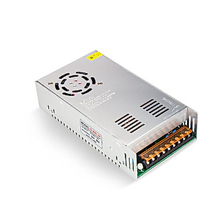REALSUN 24V 20A Universal Switching Power Converter Adapter Transformer Regulated Supply AC to DC LED Driver 480w for CCTV, Radio, Computer Project, 215mm * 115mm *50mm