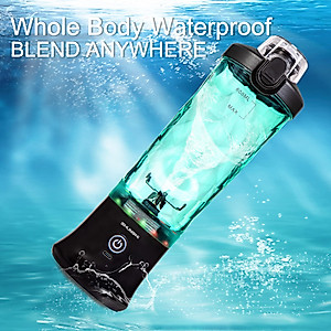 3 Portable Blender, Personal Size Blender for Shakes and Smoothies with 6 Blades Mini Blender 20 Oz for Kitchen,Home,Travel(White+Pink+Black)