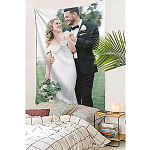 Personalized Graduation Party Backdrop Photo Prop Vertical Tapestry,Custom Trendy Wedding Party|Bridal Shower Booth Backdrop,Birthday|Family Memories Personalized Photo Collage Tapestry Colorful