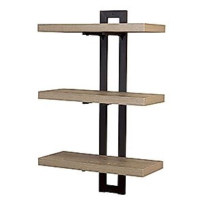Household Essentials Ashwood 3 Tier Wall Mounted Shelves