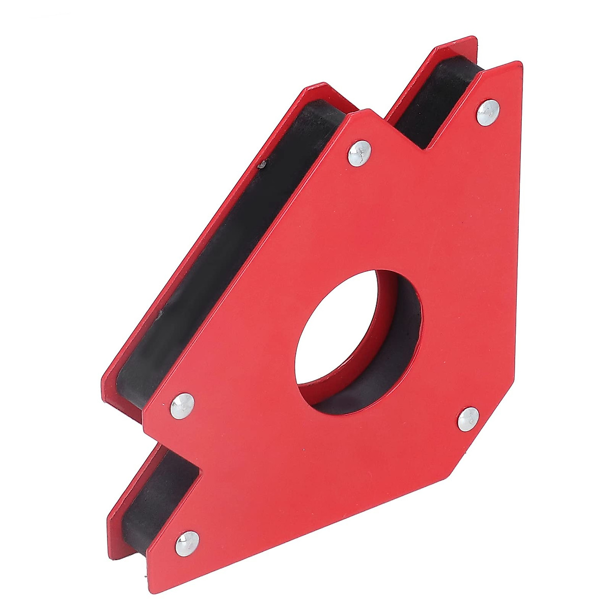 Welding Magnet Centre Hole 75lbs 5in Welder Angle Support Firm Fixing for Marking