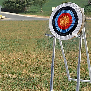 Swatlo Archery Target Stand for Bag & Straw Archery Targets 3 or 5 Layer, Portable & Foldable Archery Target Stand for Backyard/Indoor Archery Practice