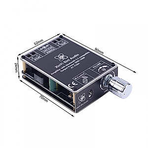 XY-Y50H 50W+50W HIFI Stereo Bluetooth-compatible 5.1 Amplifier Module, DC 9V-24V Dual Channel Audio Amp Board with Remote Controller