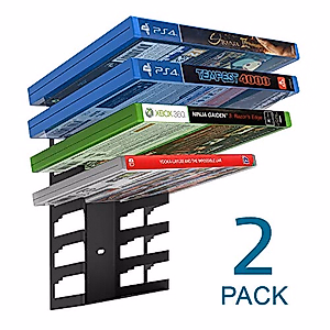 Monzlteck Video Game Case Storage Wall Mount,Gaming Accessories