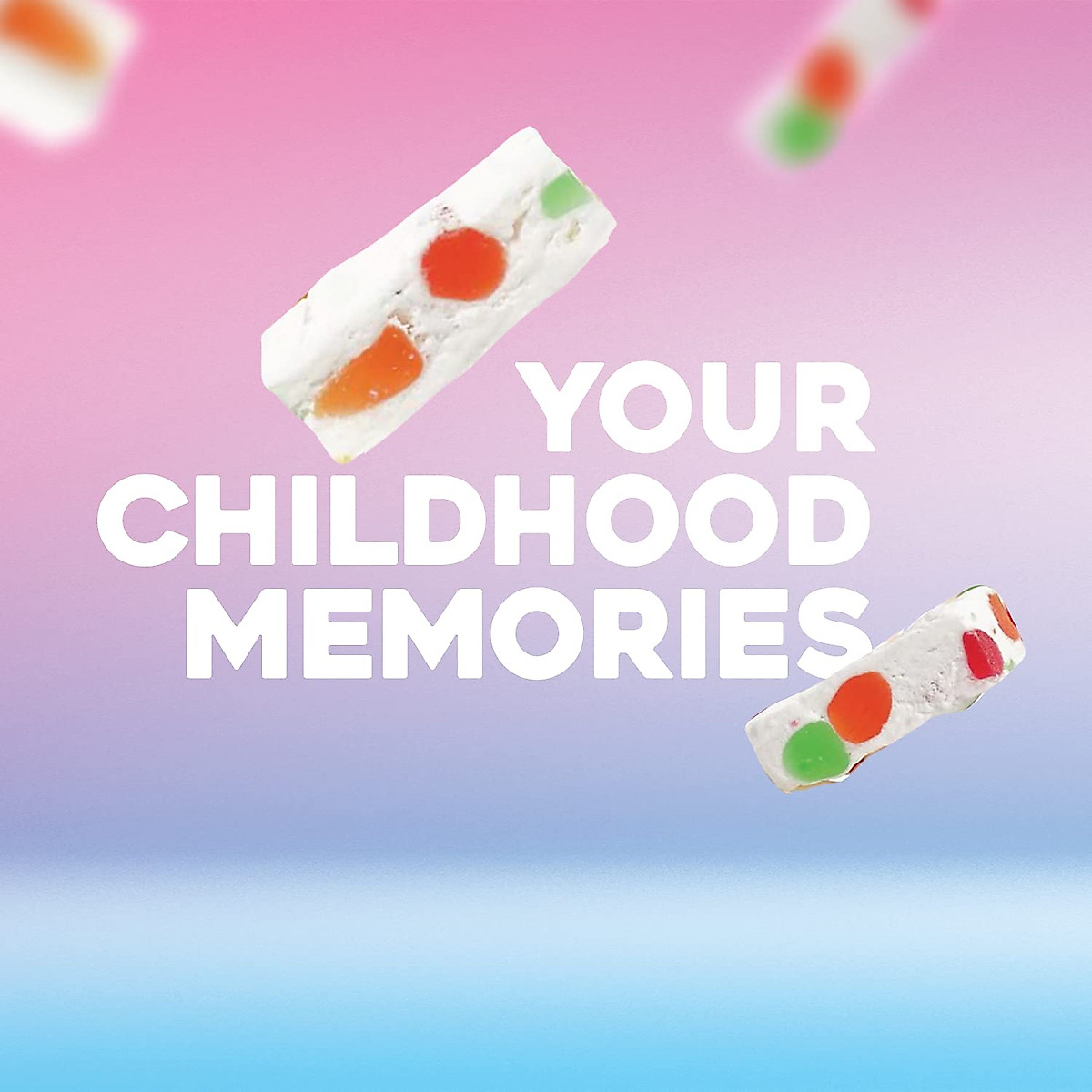 Golden Bonbon Italian Jujube Nougat Candy, Soft and Chewy With Fruity Jelly Beans Original Recipe (2.2 Lb, Original)