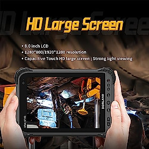 DORLAND Xpad_07 5G Explosion Proof Tablet,8.0" Rugged Tablet,Android 12.0 Outdoor Tablet,6GB RAM + 128GB ROM Tablet,Ex ib IIC T4 Gb/Ex ibD 21T 130℃ | 8000mAh | IP67 Waterproof | BT5.0