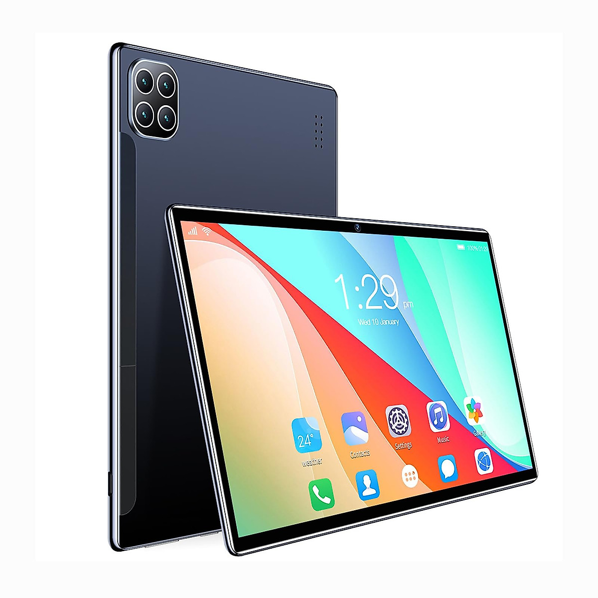 HD 8-Inch Tablet Pc Android 8-Core Processor, WiFi Bluetooth Voice Call Learning Game Tablet, 2+16g,Support Dual Sim Card Communication Function, 4000mah Battery