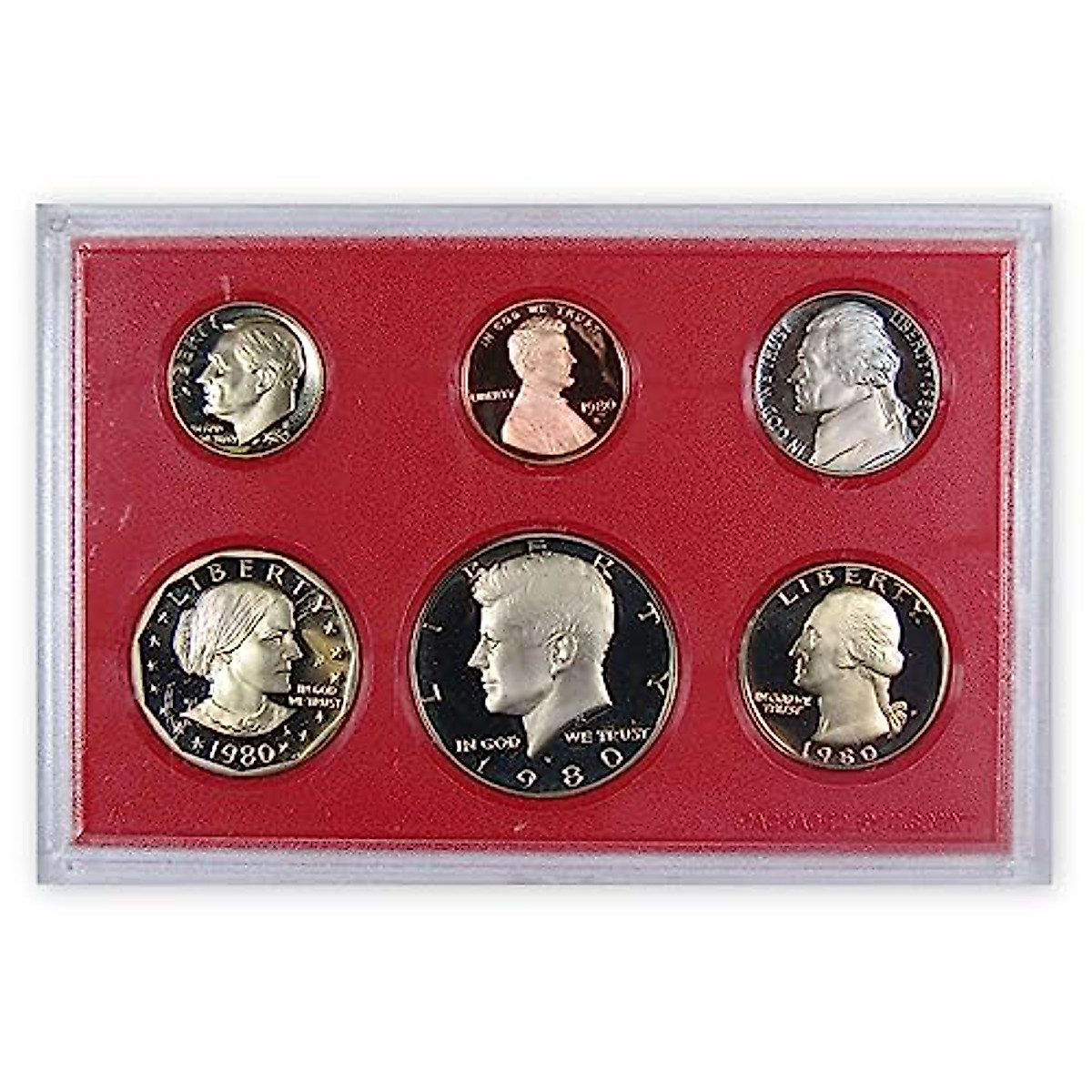 1981 Proof Set Type 1 U.S. Mint Original Government Packaging OGP Collectible