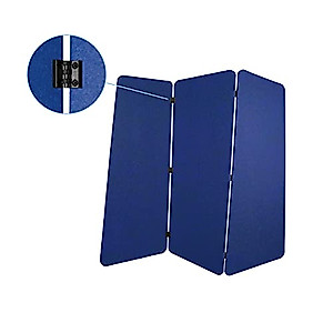 Versare SoundSorb VersiPanel | Acoustic Room Divider | Lightweight Portable Partition | Folding Sound-Dampening Wall |6' x 5' Blue SoundSorb Panels