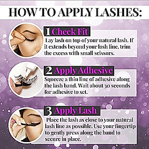 Ardell "Best Of" Glamour Variety Pack of False Eyelashes, 4 Pairs of Glamorous Fake Eyelashes