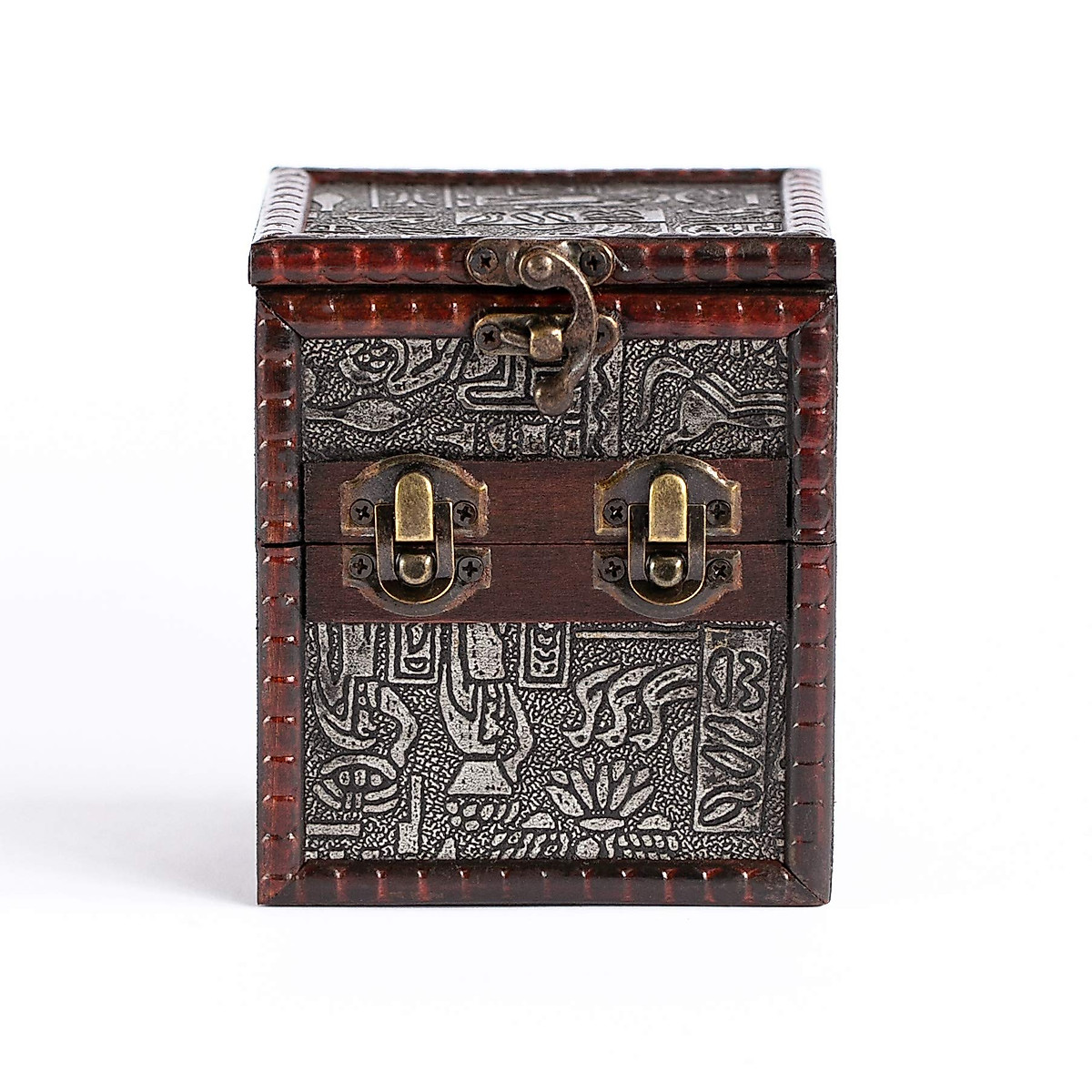 KakapopoTCG Elven Vault (Ancient Egypt) Wood Deck and Counter Box Protector Sleeve Storage Trading Cards TCG MTG Magic FaB YGO EDH Commander Box FaB TCG PTCG Dice Box DnD Spell Box