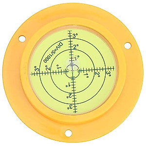 Bubble Spirit Level, 90x17mm Circular Bullseye Level Inclinometers for Phonograph for Turntable