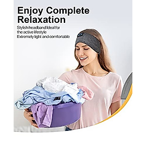 ASMRBAND Sleep Headphones Wireless Sleeping Headband Sleeping Headphones for Side Sleepers, Christmas Stocking Stuffers Birthday Gifts for Women Men