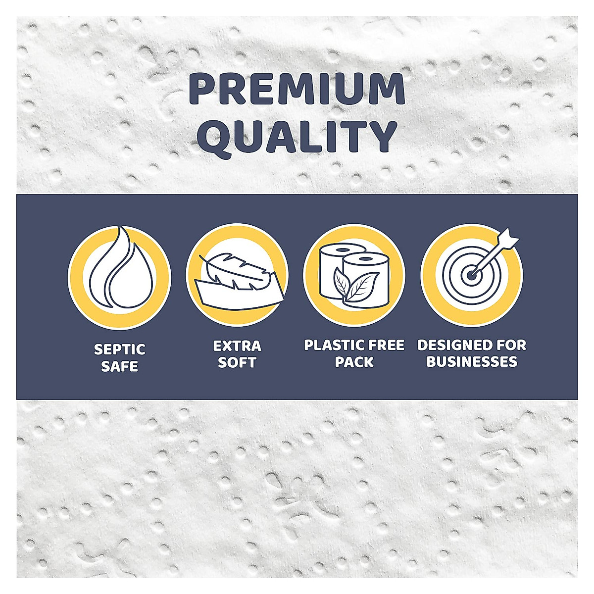 Papernet Toilet Tissue 48 Single Rolls with 400 Premium Quality Sheets per roll | Compatible with Universal Dispensing System | 2 ply 400 sheets 4.1” x 4.0”