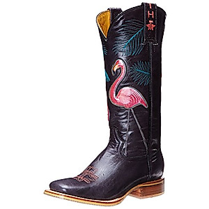 Tin Haul Shoes Women's Flamingo, Black, 9