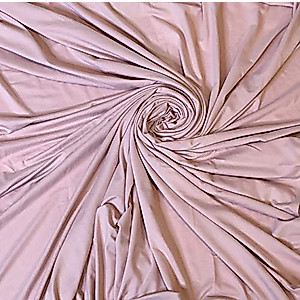 Baby Swaddle Blanket Set with Headband, Nursery Swaddling Receiving Wrap for Girls,13 Welcome Home Milestone Stickers Bundle with Bow, Newborn Photo Growth Mat, Infant Wrap 48"x48" Dusty Rose (Mauve)