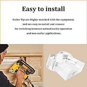 ZAITOE N569446 Replacement for DeWalt Nailer Tip (5 Pack) BCN680D1 DCN680B DCN680D1 DCN681B DCN681D1
