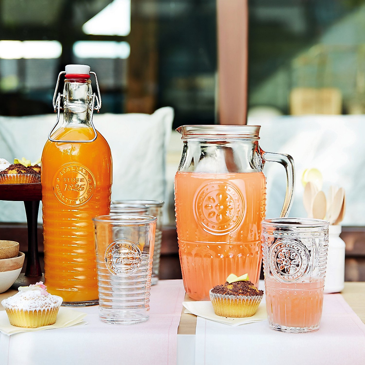 Bormioli Rocco Romantic Water Glass [Set Of 4] | 10.25 oz Premium Glass Set For Refreshments, Soda & Beverages | Italian Quality Glassware, Perfect For Dinner Parties, Bars & Restaurants