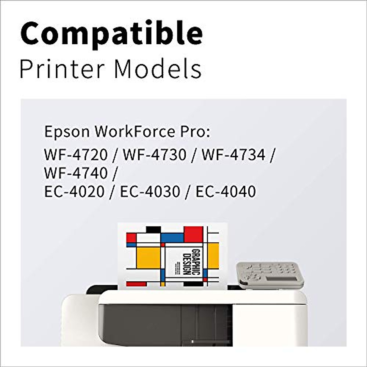 802 LemeroUexpect Remanufactured Ink Cartridge Replacement for Epson 802XL 802 XL T802XL Ink Combo Pack for Workforce Pro WF-4740 WF-4730 WF-4734 EC-4020 Printer Black, 2P